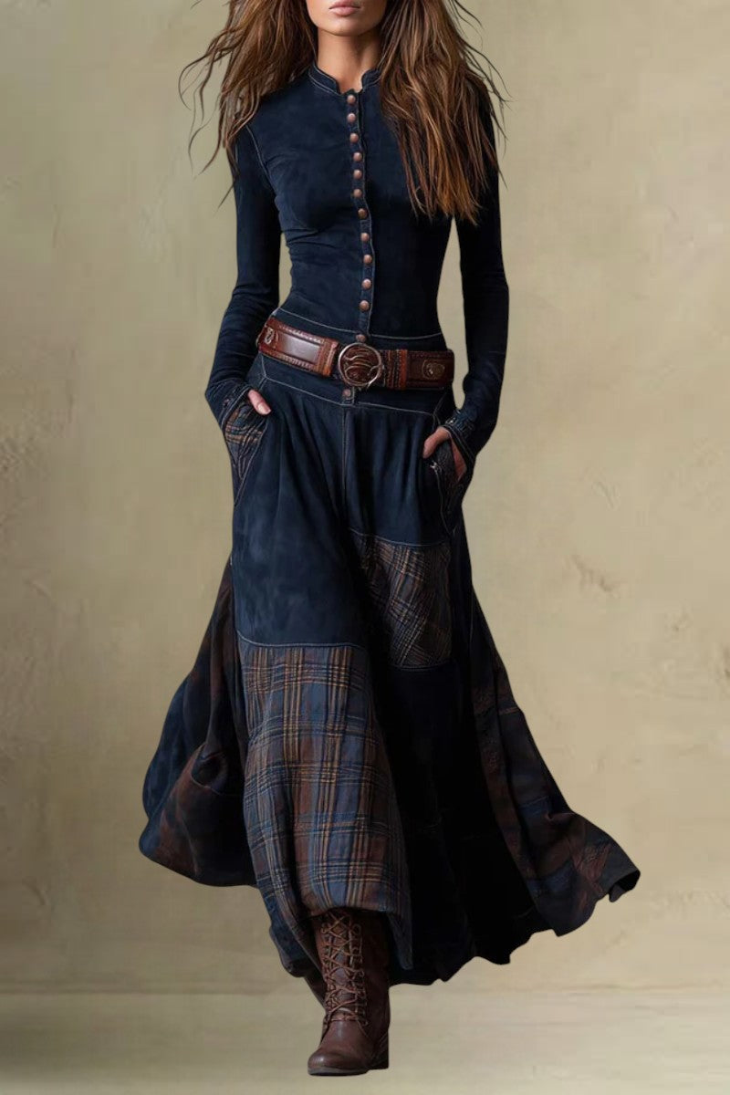 Alíz | Elegáns Boho Maxi Ruha – Noémi Budapest